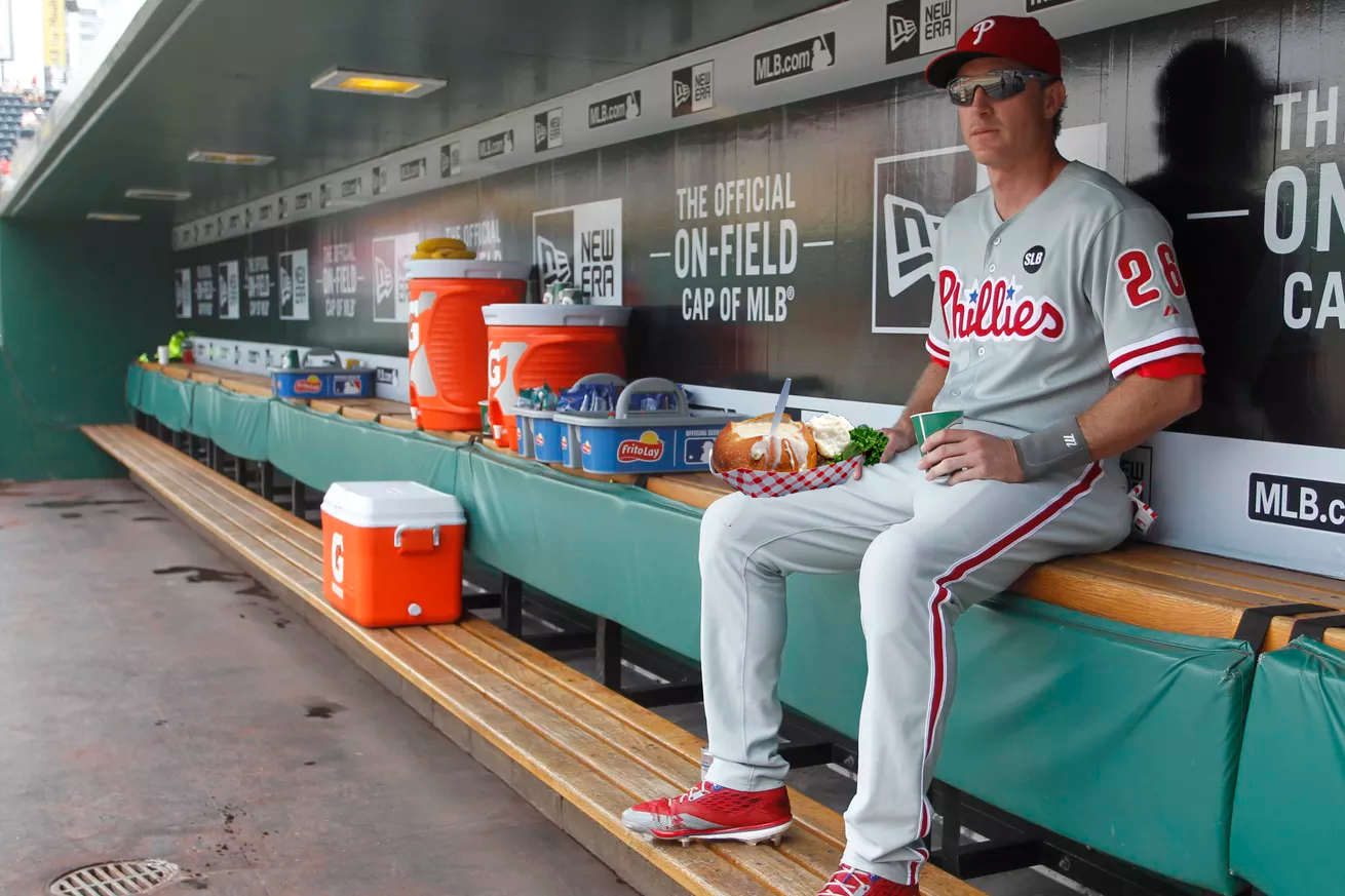 Chase Utley Once Hit a Ball off the Wall With a Belly Full of Chowder ...