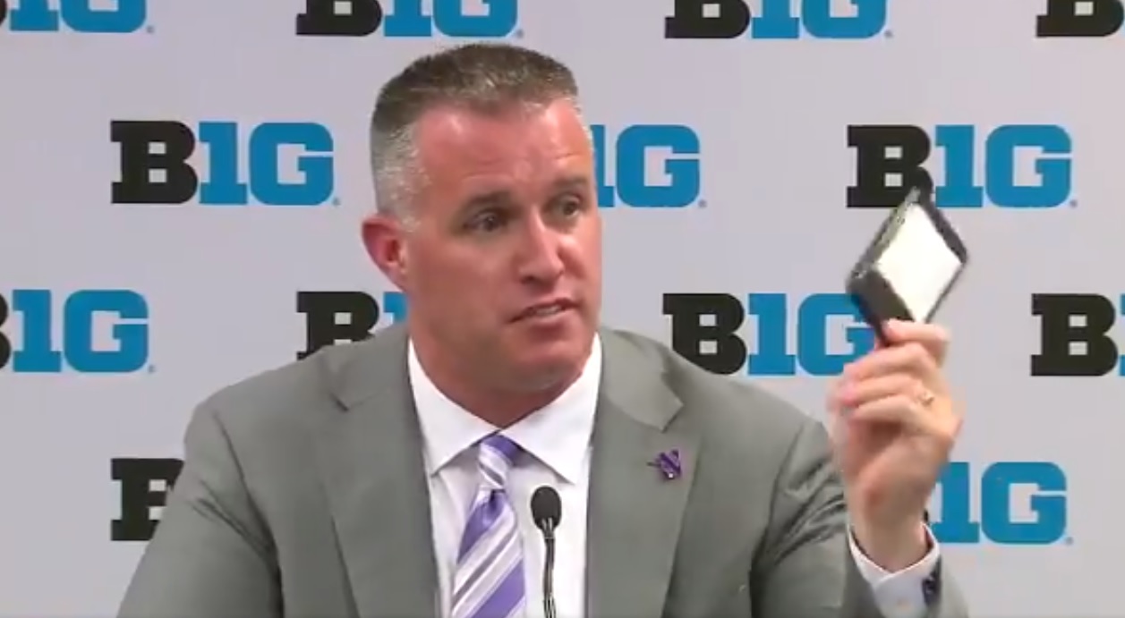 Pat Fitzgerald Complains About Phones, and He's 100% Correct Despite ...