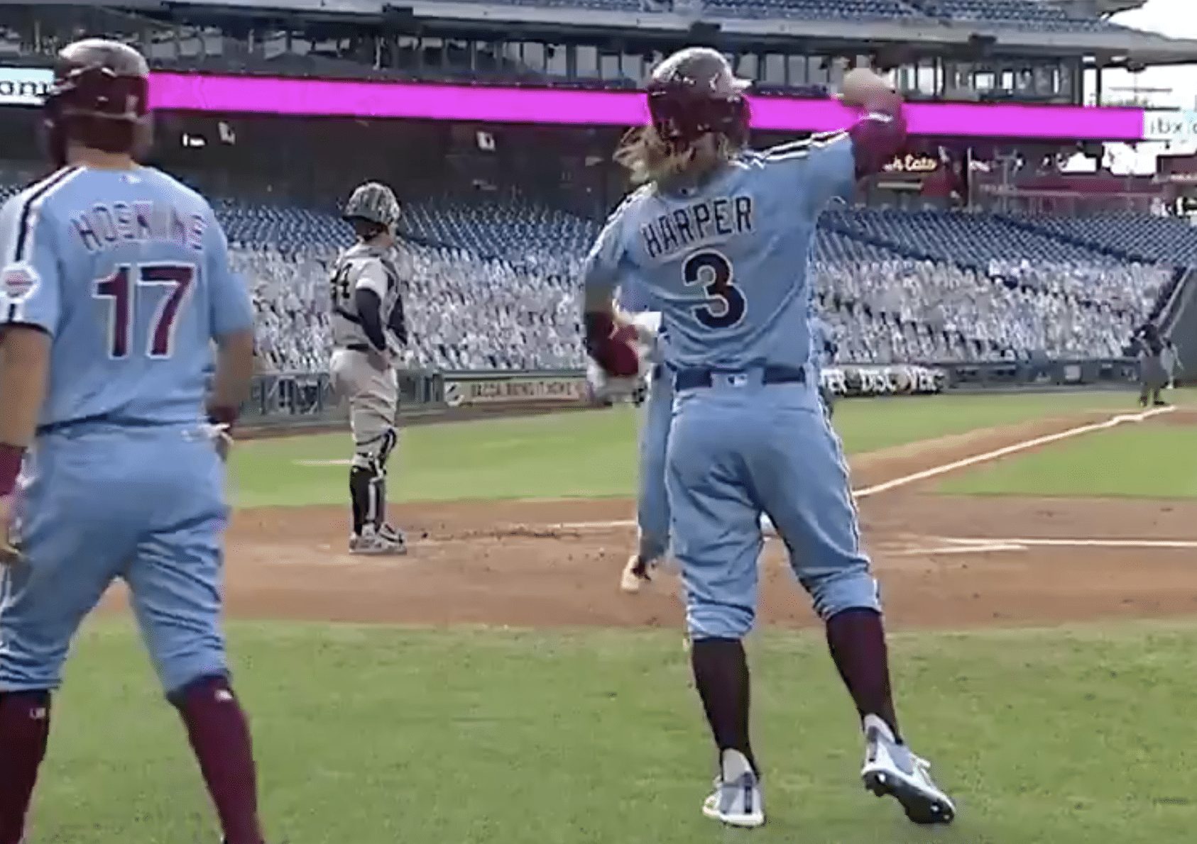 Realmuto Homers, Harper Sends Message With Air Check Signature ...