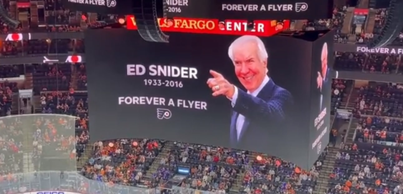 Flyers Remember Ed Snider, Finally, and are Once Again Doing the Little ...