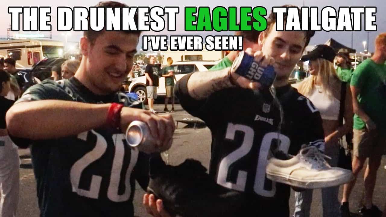 This is the Drunkest Eagles Tailgate I've Ever Been to - Crossing Broad