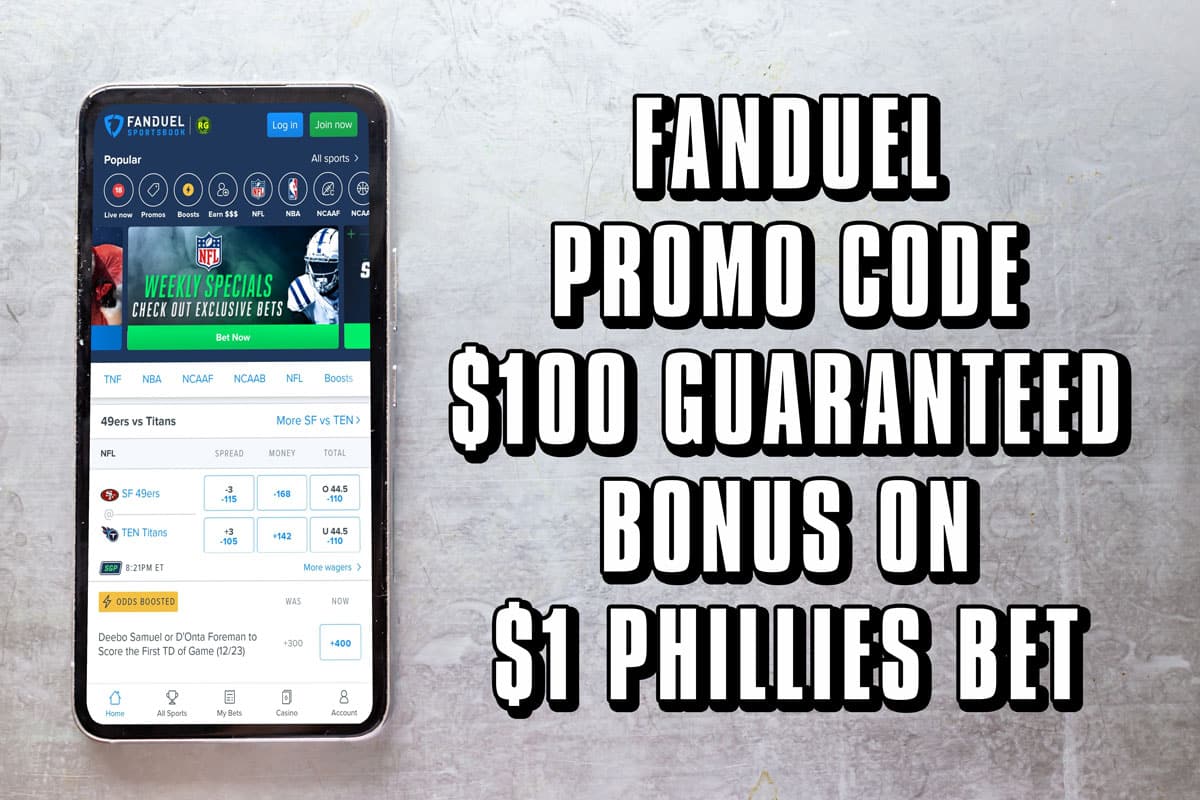 FanDuel Promo Code Offers $100 Guaranteed Bonus on $1 Phillies Bet ...