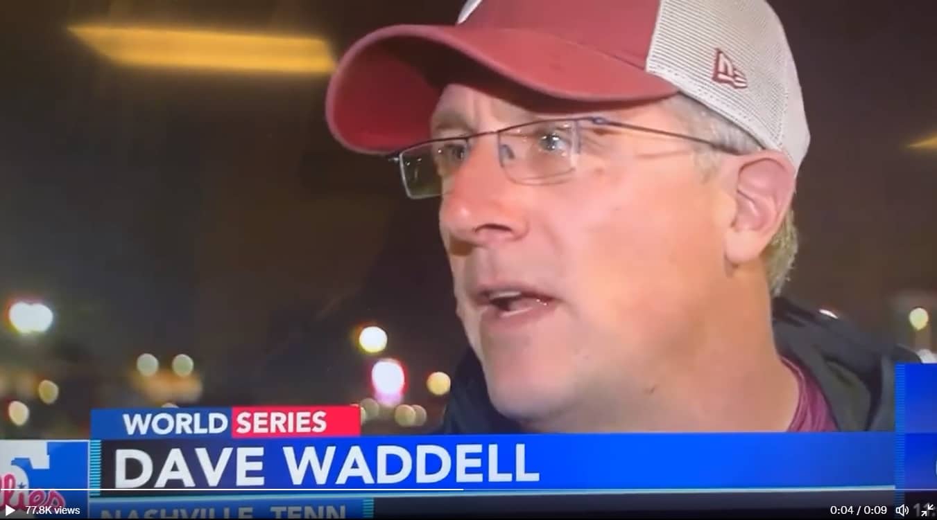 Dave Waddell is a True Phillies Fan with his Priorities in Order ...
