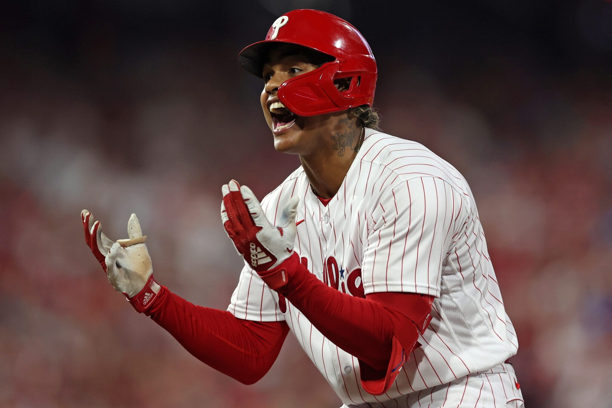 Unexpected Playoff Starter Cristian Pache Delivers Both Defensively and Offensively in Phillies ...