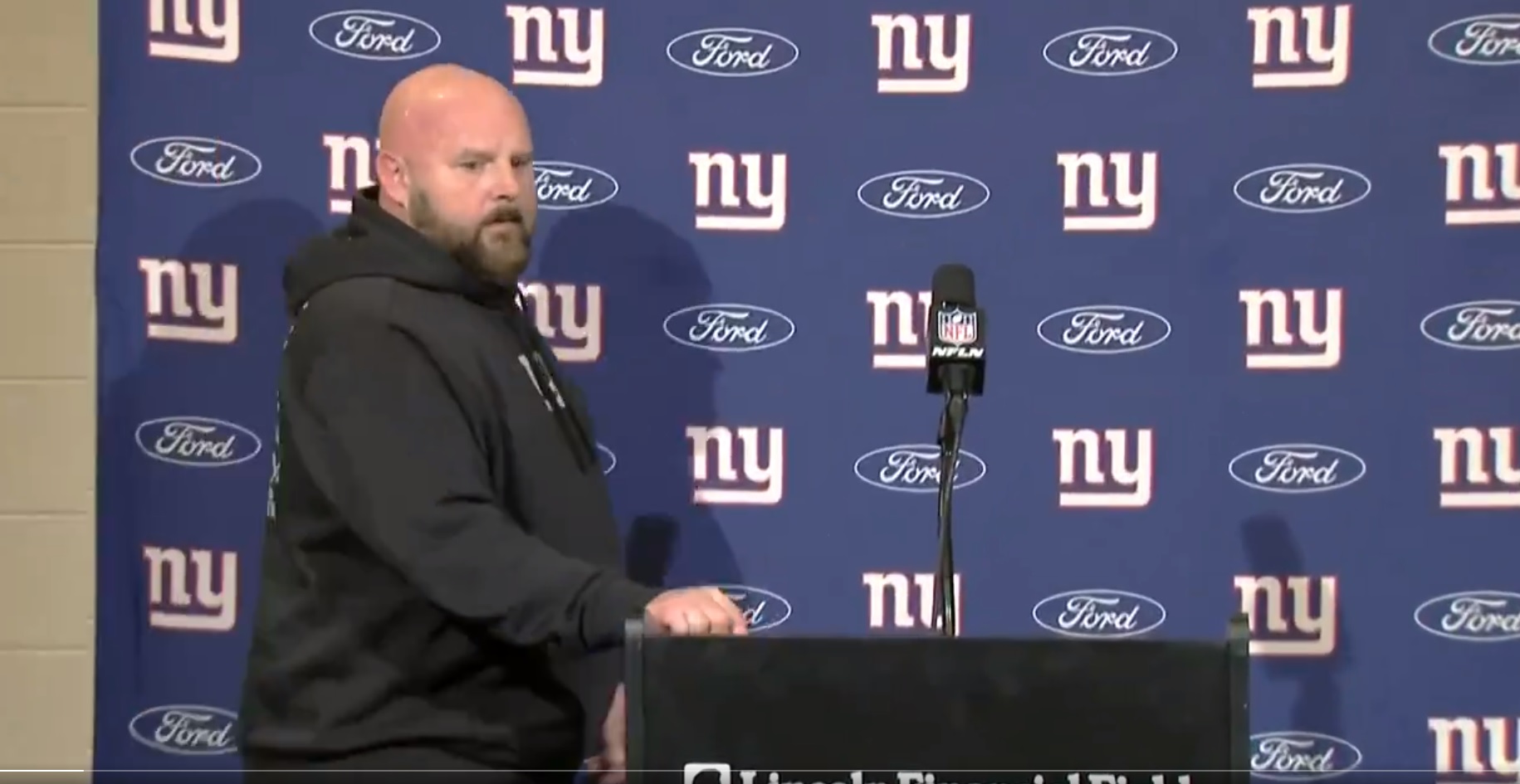 Irked Brian Daboll Says "Merry Christmas" Before Giving a Bunch of One ...