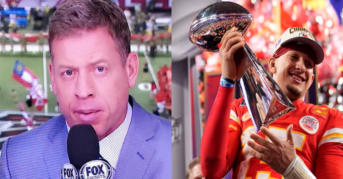 Troy Aikman Definitely Wants This Tweet About Patrick Mahomes Back - Crossing Broad