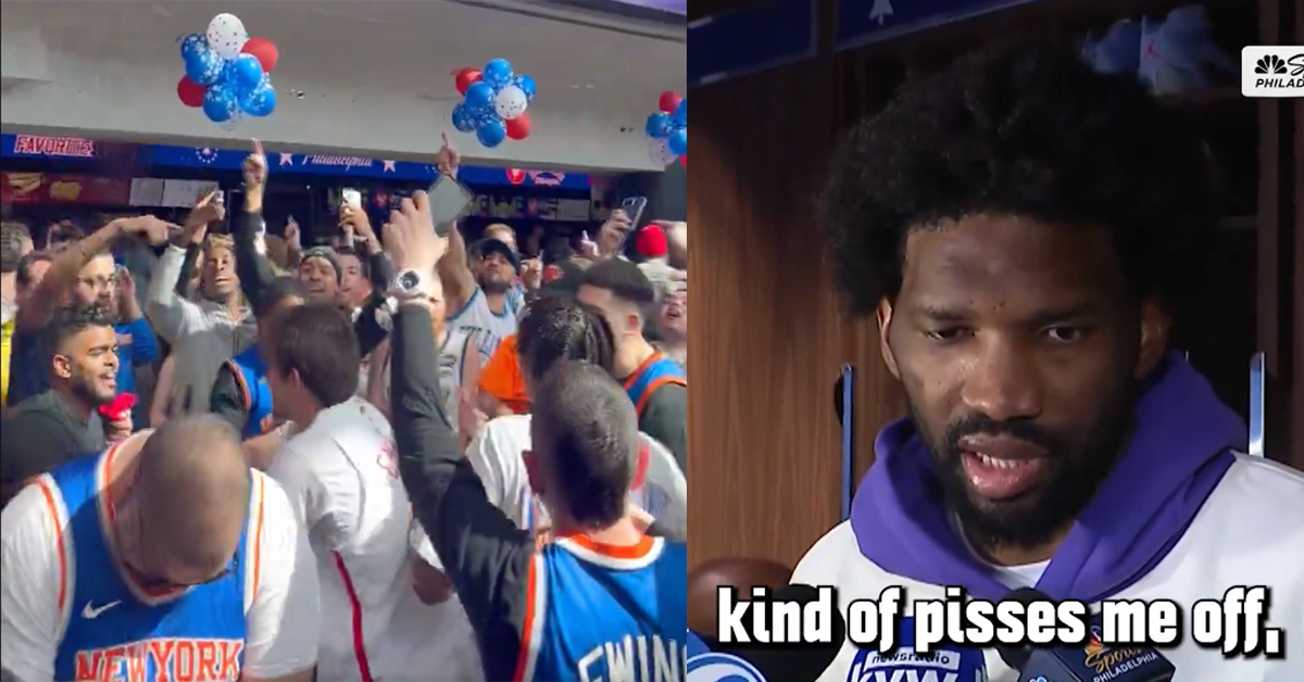 Joel Embiid Was "Pissed Off" at Sixers Fans for Letting WFC Be Taken ...