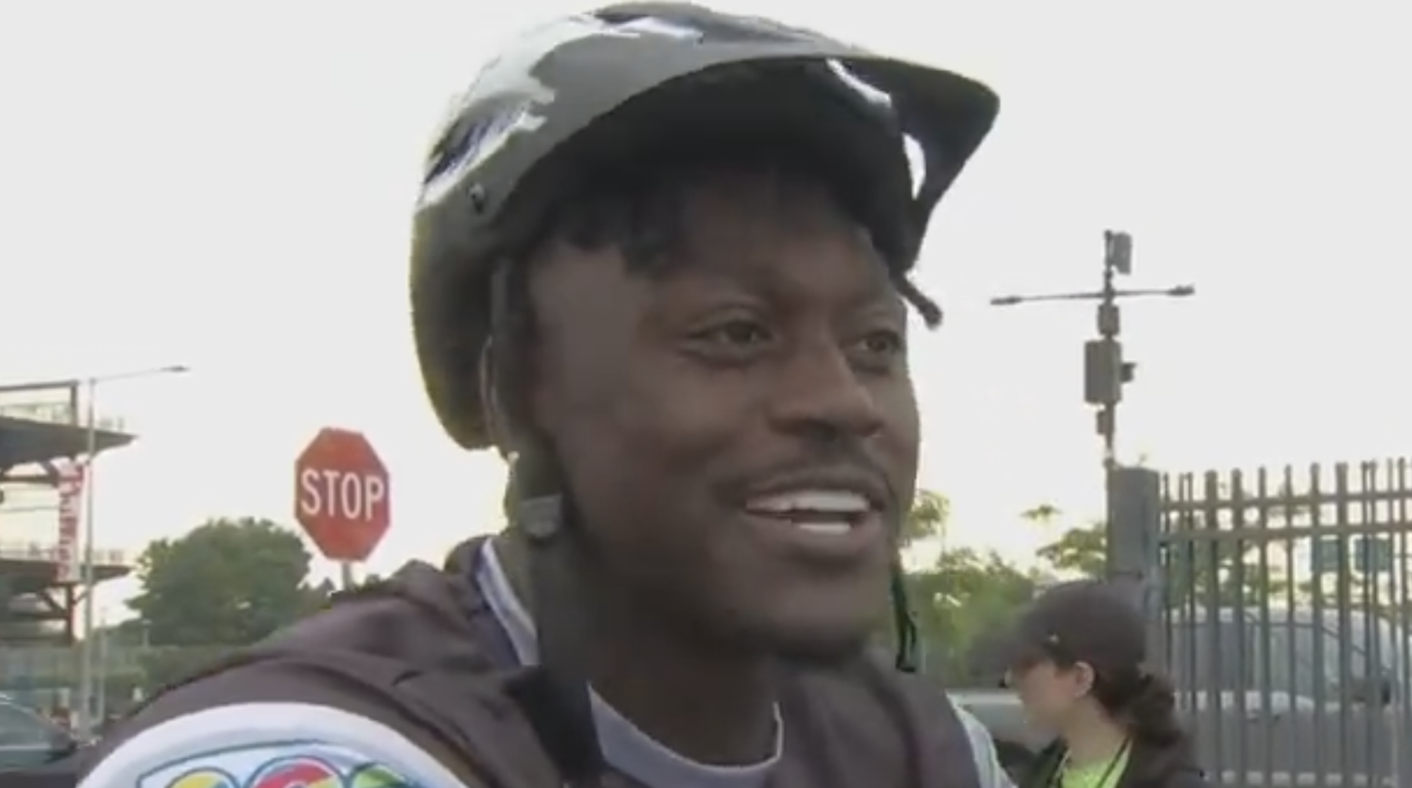 A.J. Brown Brought an Electric Bike to a Charity Ride - Crossing Broad