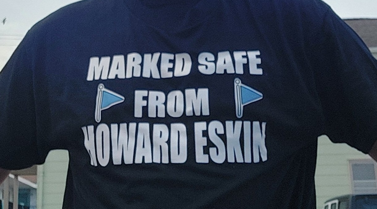 Ok, Who Made this "Marked Safe From Howard Eskin" Shirt? - Crossing Broad