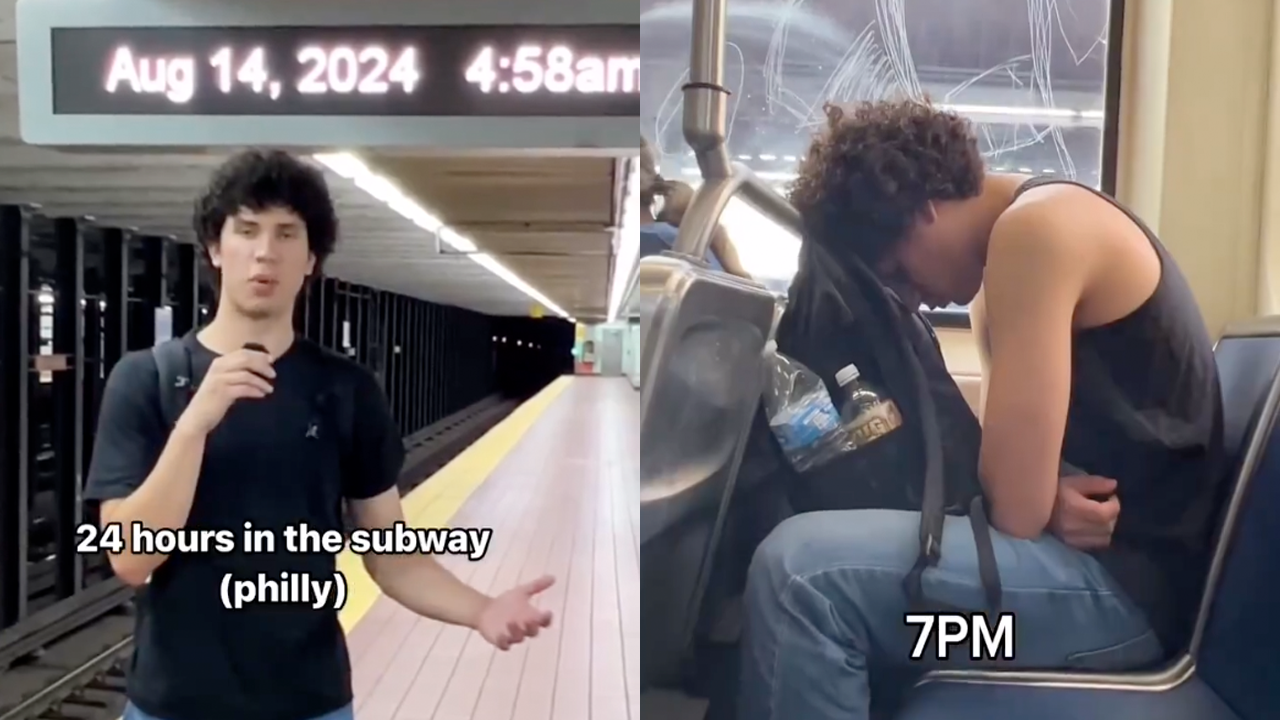 Guy Attempts to Spend 24 Hours in the Philly Subway - Crossing Broad