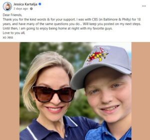 Digging Up Some Details on Jessica Kartalija's CBS 3 Departure ...