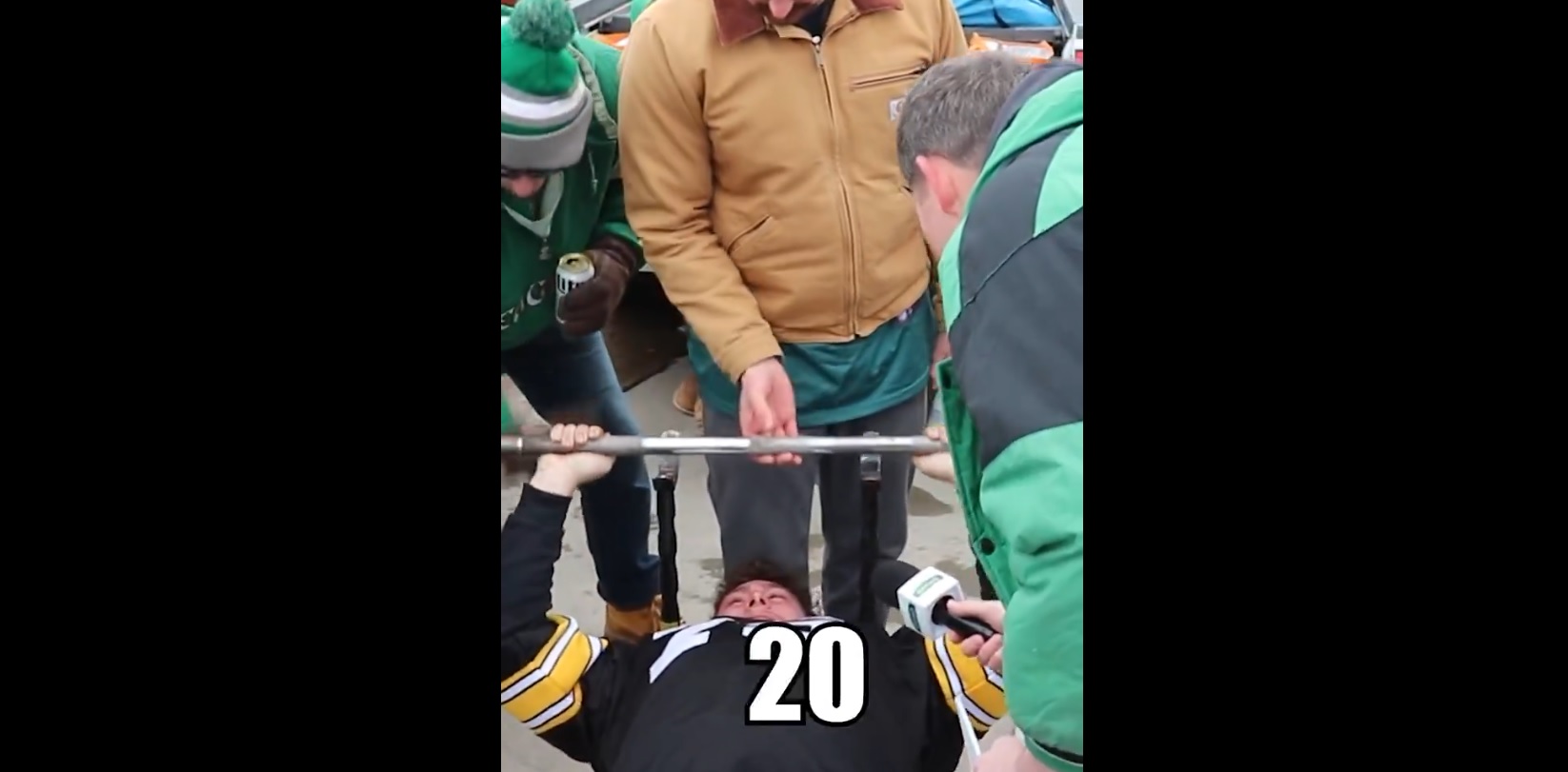 Can Pagan Defeat a Steelers Fan on the Bench Press? - Crossing Broad