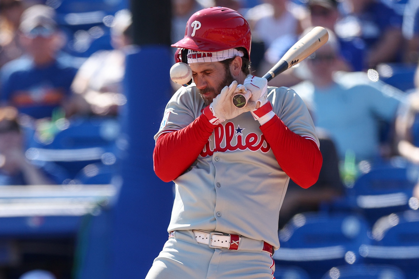 Rob Thomson Gives Update After Bryce Harper Hit by Pitch - Crossing Broad