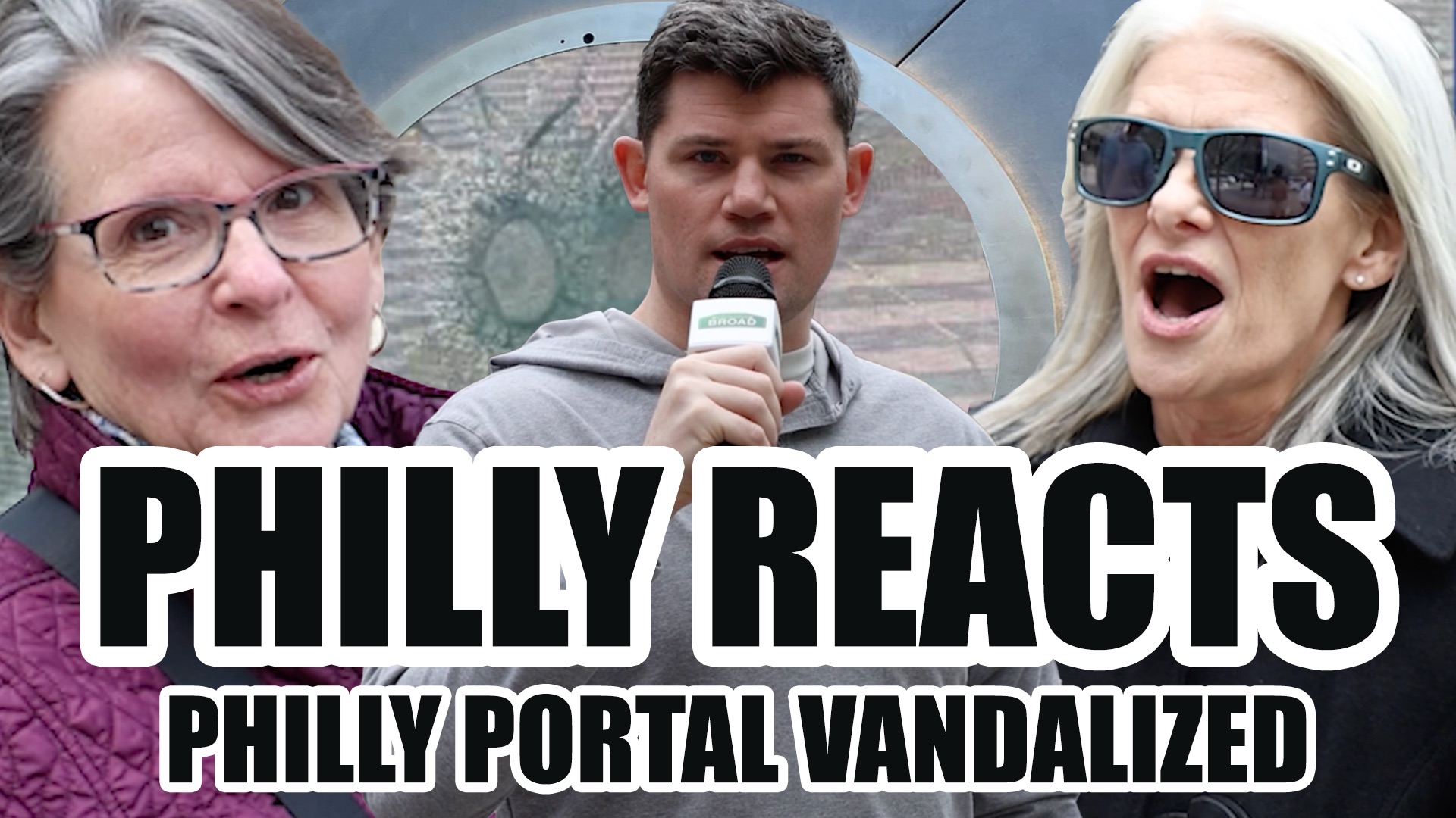 Philadelphians React to the Philly Portal Being Vandalized and Moved ...