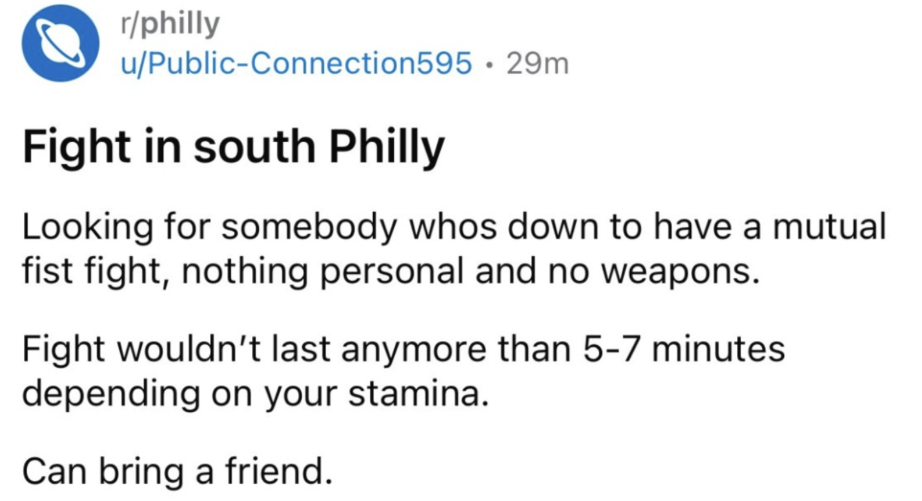 You Don't Take Away Football and Not Expect Guys in South Philly to ...