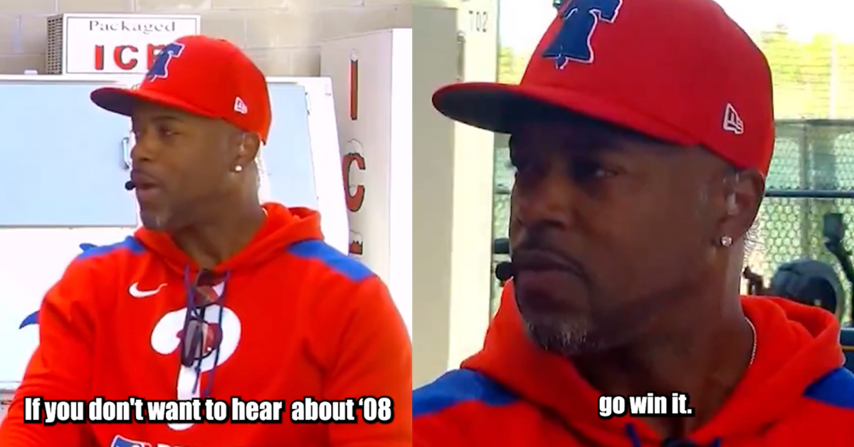 Jimmy Rollins Tells Bryce Harper "If You Don't Want to Hear About '08 ...