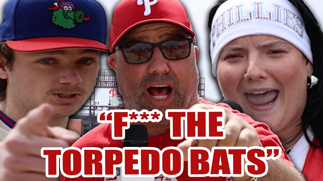 Phillies Fans HATE the Torpedo Bats and React to the Attempted Tush ...