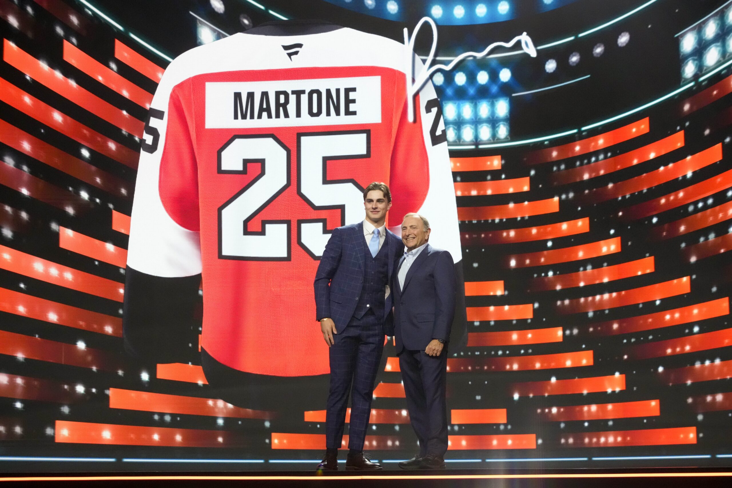 He's it Baby! Flyers Draft Big Winger Porter Martone - Crossing Broad