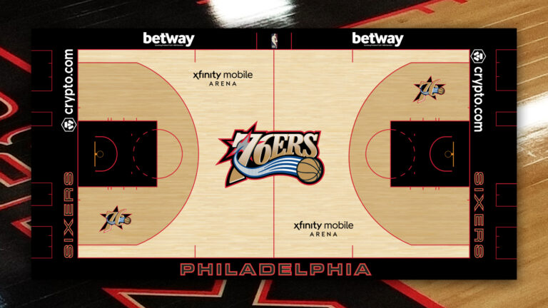 The Sixers' Throwback Court is Officially Official - Crossing Broad