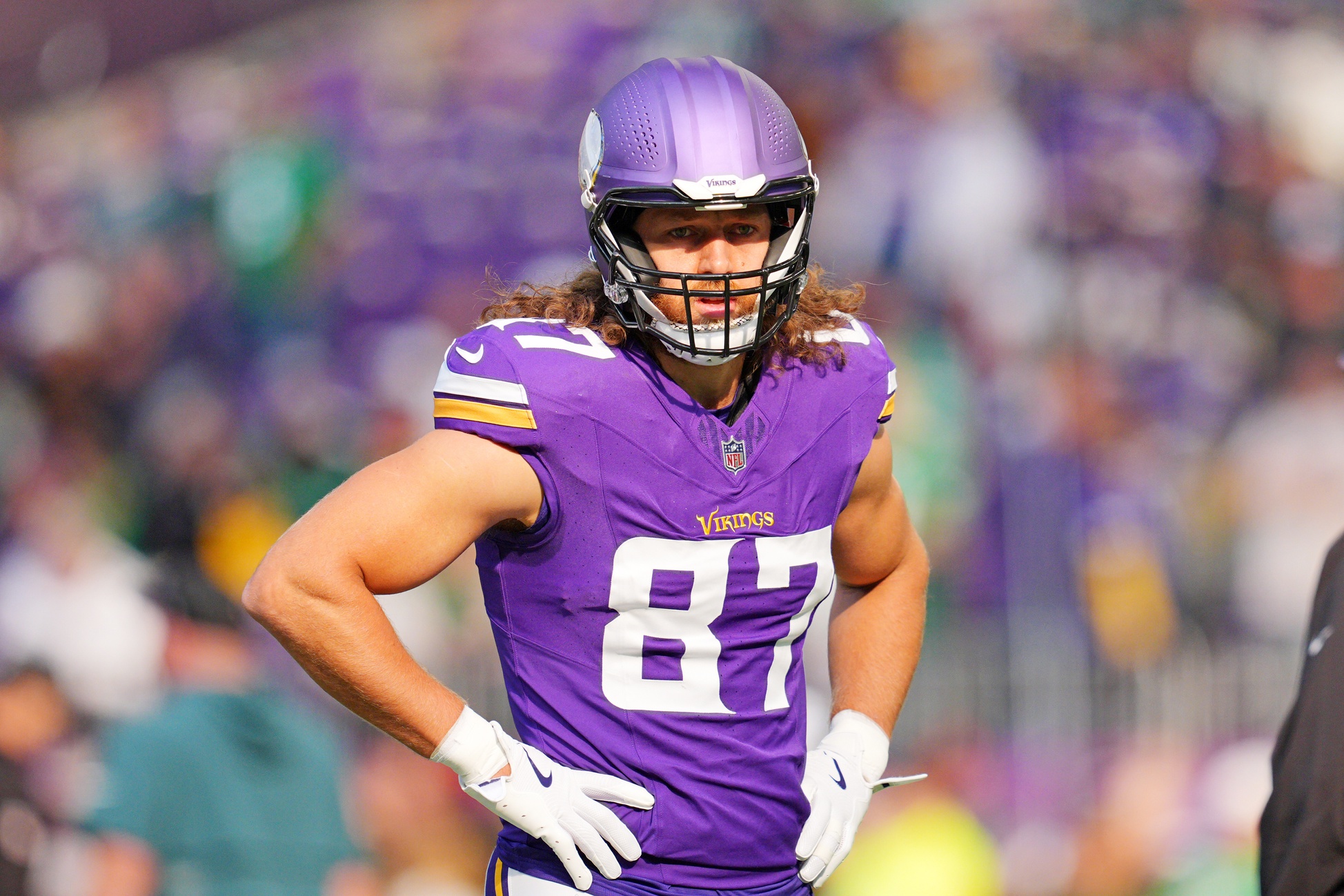 T.J. Hockenson Thought Overturned Touchdown Catch Against Eagles was ...
