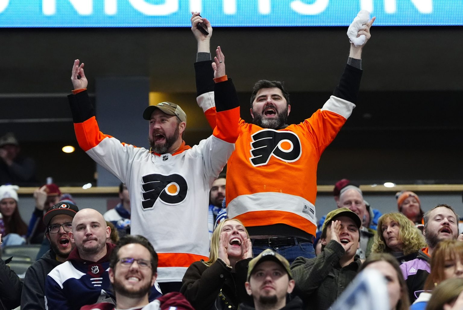Flyers Fans in Denver Cause Avalanche Radio Announcer Meltdown ...