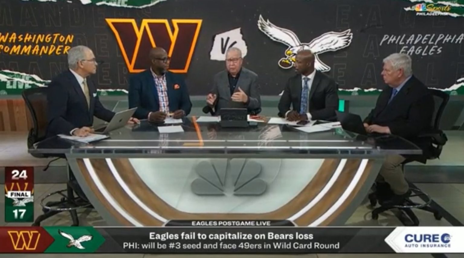 Ashlyn Sullivan Says Snoring Sound from Eagles Postgame Live was Reuben Frank Trying to Catch ...