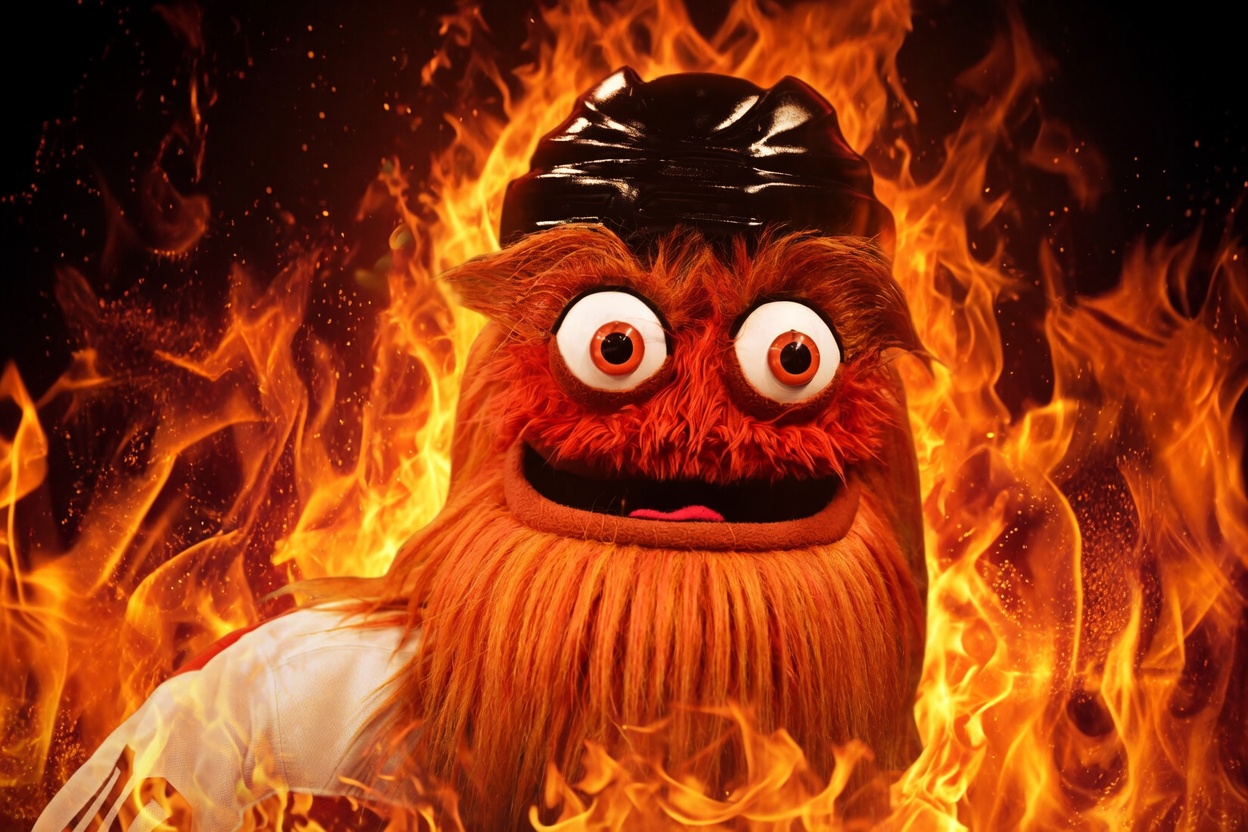 The Flyers Outscored Pittsburgh 5-1 After Gritty Beat Up a Penguin and ...