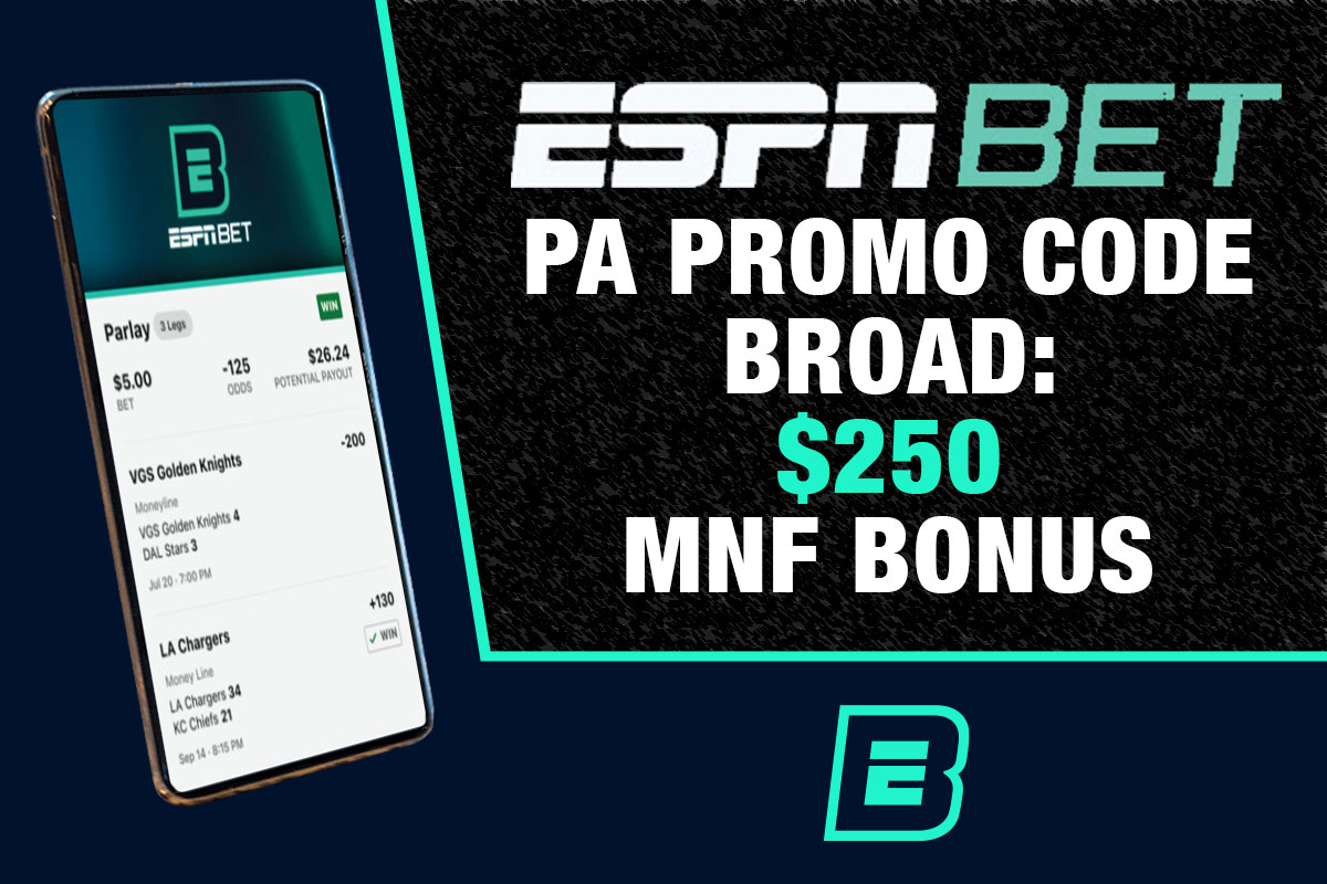 ESPN BET PA Promo Code BROAD: $250 MNF Bonus for Eagles-Seahawks ...