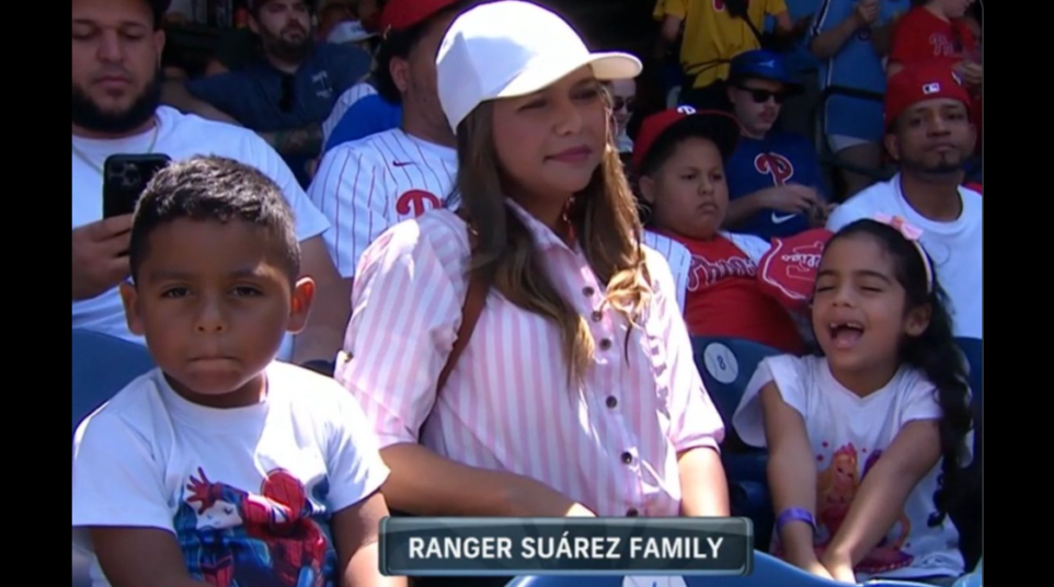 So Ranger Suarez Has a Whole Ass Family, Huh? - Crossing Broad