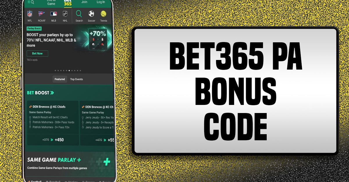 Bet365 PA Bonus Code BROADXLM: Get $500 Deposit Match or $150 Promo for ...