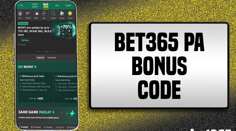 Bet365 PA Bonus Code BROADXLM: Get $500 Deposit Match or $150 Promo for ...