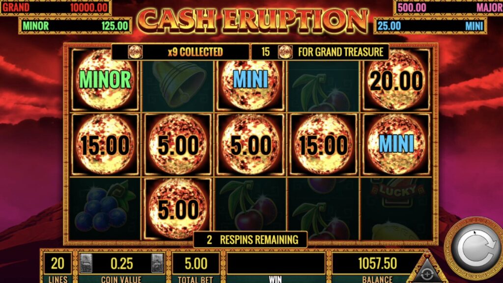 Cash Eruption Online Slots Game - Crossing Broad