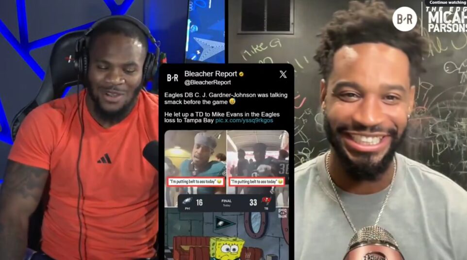 Darius Slay Didnt Say Anything Bad On Micah Parsons Podcast Its Just Another Eye Roller In